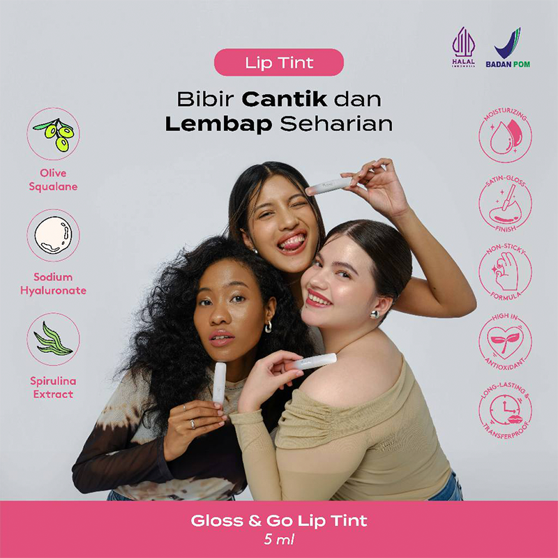 Promo Gloss & Go Lip Tint FREE ONGKIR