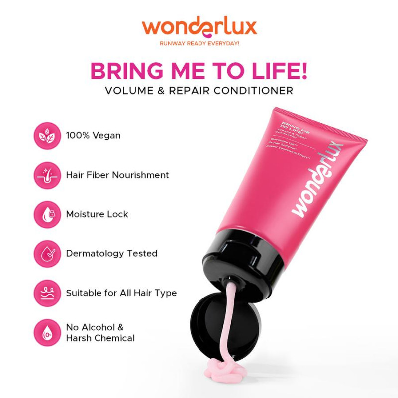 PROMO Wonderlux Bring Me to Life! Volume and Repair Conditioner FREE ONGKIR
