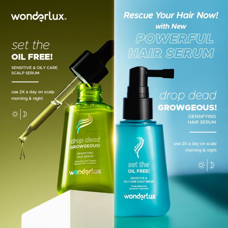PROMO Wonderlux Drop Dead Growgeous! Densifying Hair Scalp Serum FREE ...