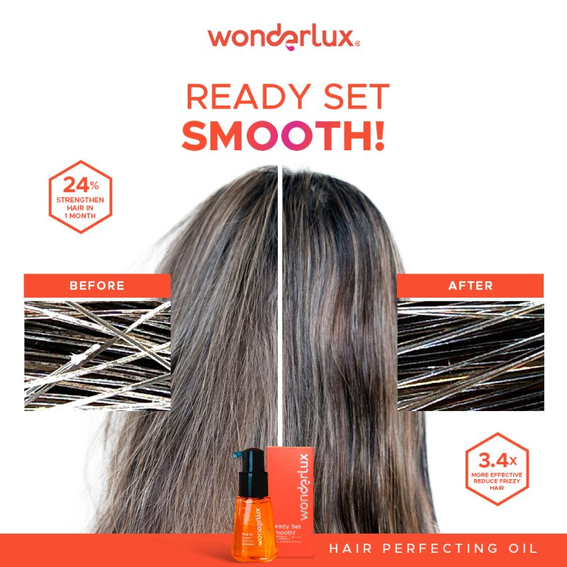 Jual Wonderlux Ready Set Smooth! Hair Perfecting Oil (For Normal Hair ...