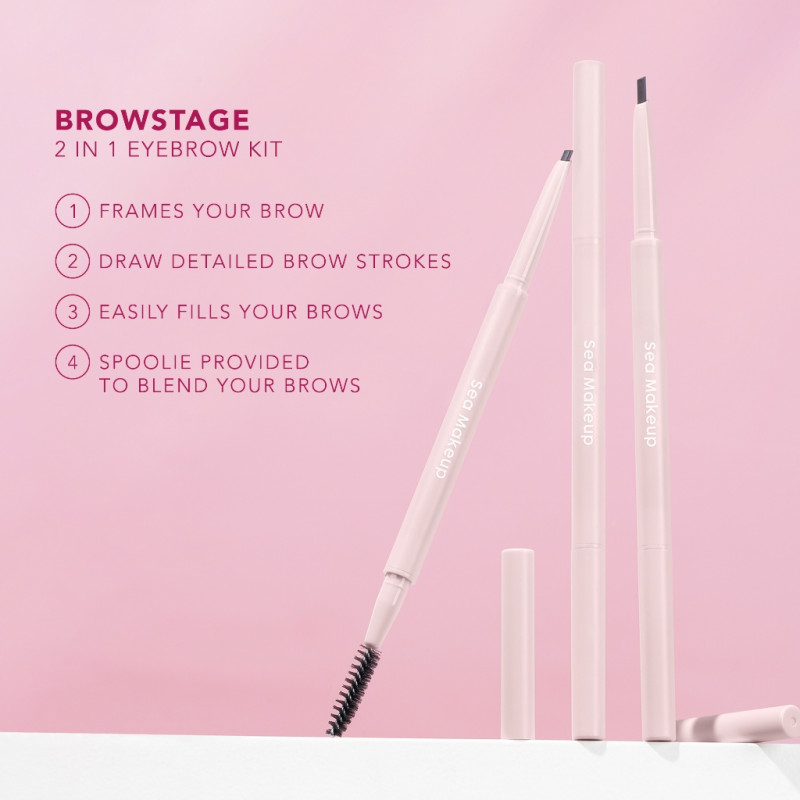 PROMO Sea Makeup Browstage Micro Pencil FREE ONGKIR