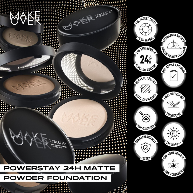 PROMO Make Over Powerstay 24H Matte Powder Foundation FREE ONGKIR
