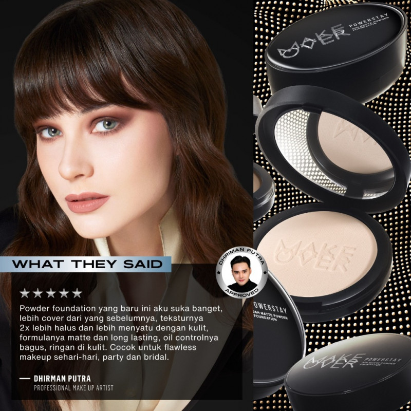 PROMO Make Over Powerstay 24H Matte Powder Foundation FREE ONGKIR